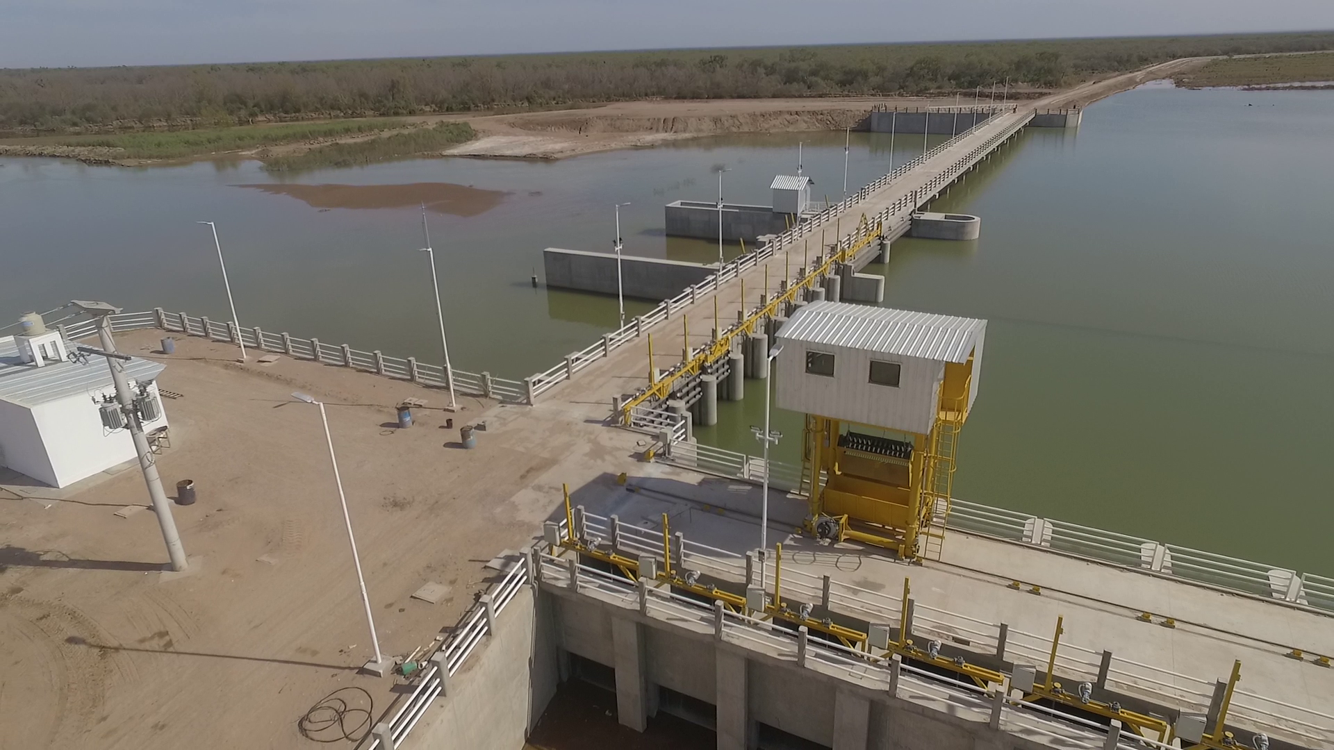 Inauguración del Azud de Cruz Bajada – Santiago del Estero