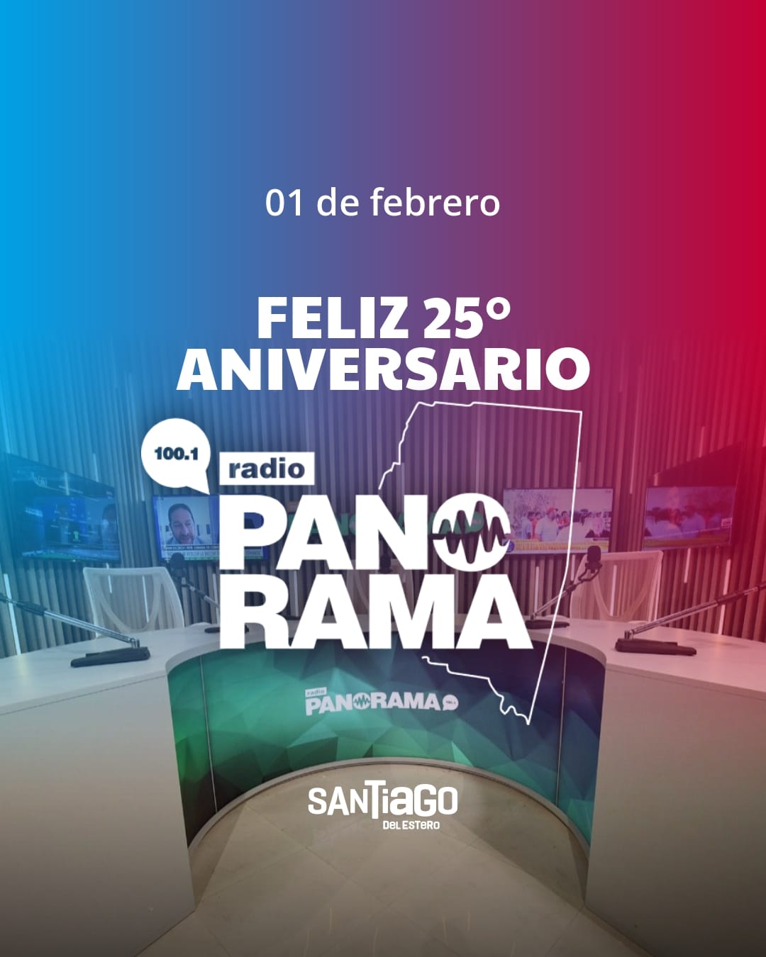 Felices 25 años Radio Panorama – Santiago del Estero